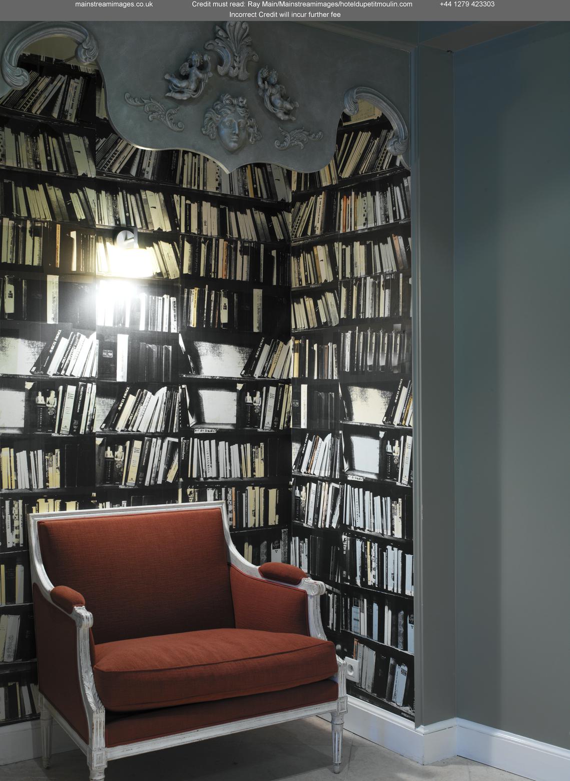 Genuine Fake Bookshelf | Deborah Bowness | Wallpaper | Enquire Today ...