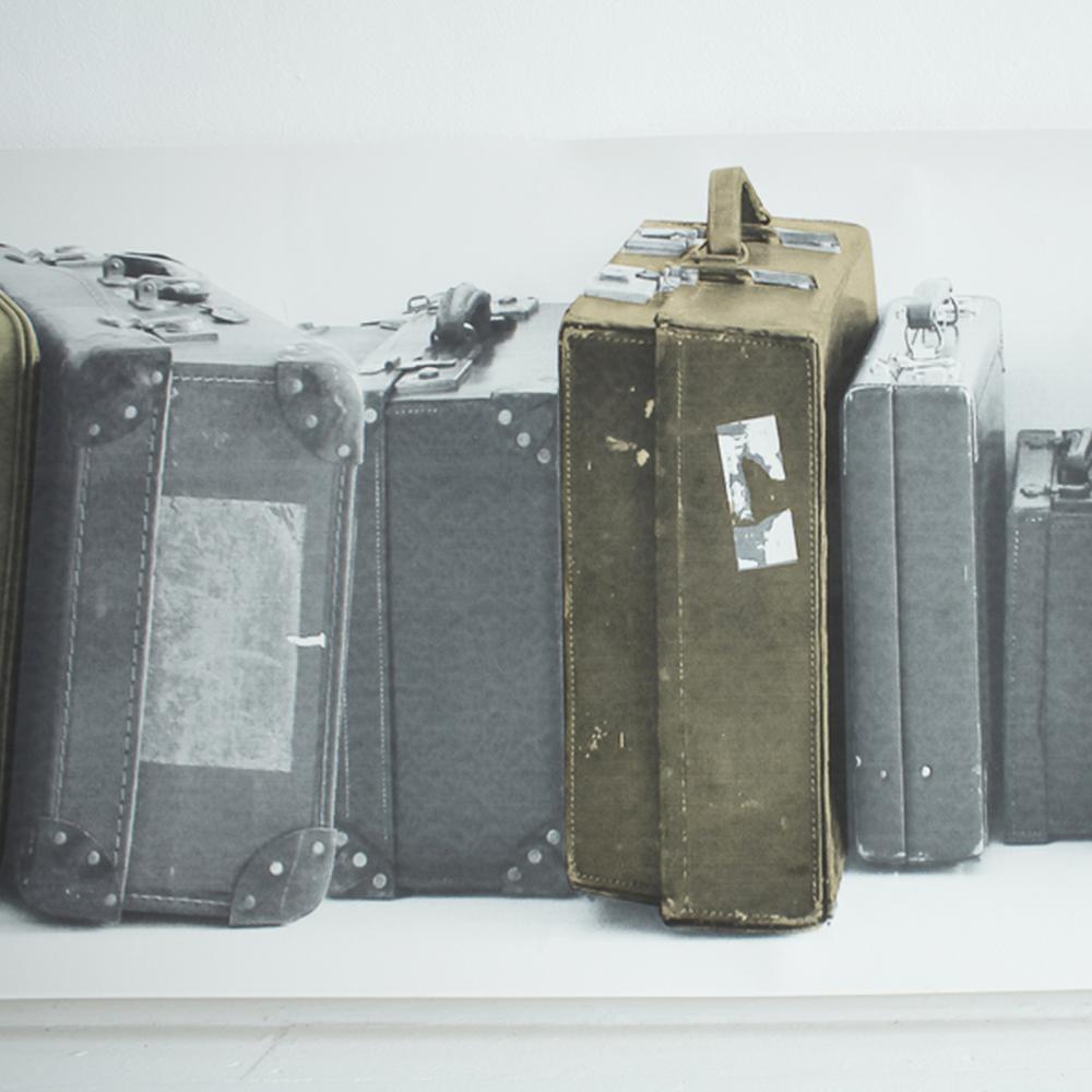 Suitcase Border | Deborah Bowness | Wallpaper | Enquire Today | Artisan