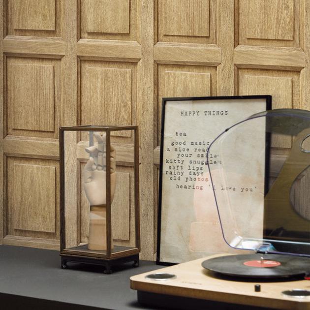 Light oak wood English paneling | Koziel | Wallpaper | Artisan