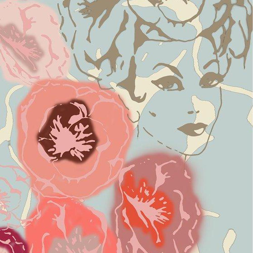 Foxy Flowers | Elli Popp | Wallpaper NZ | Artisan