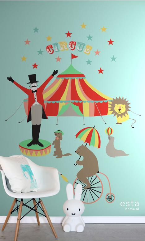 Children's Wallpaper NZ | Esta Home | Circus Mural | Artisan