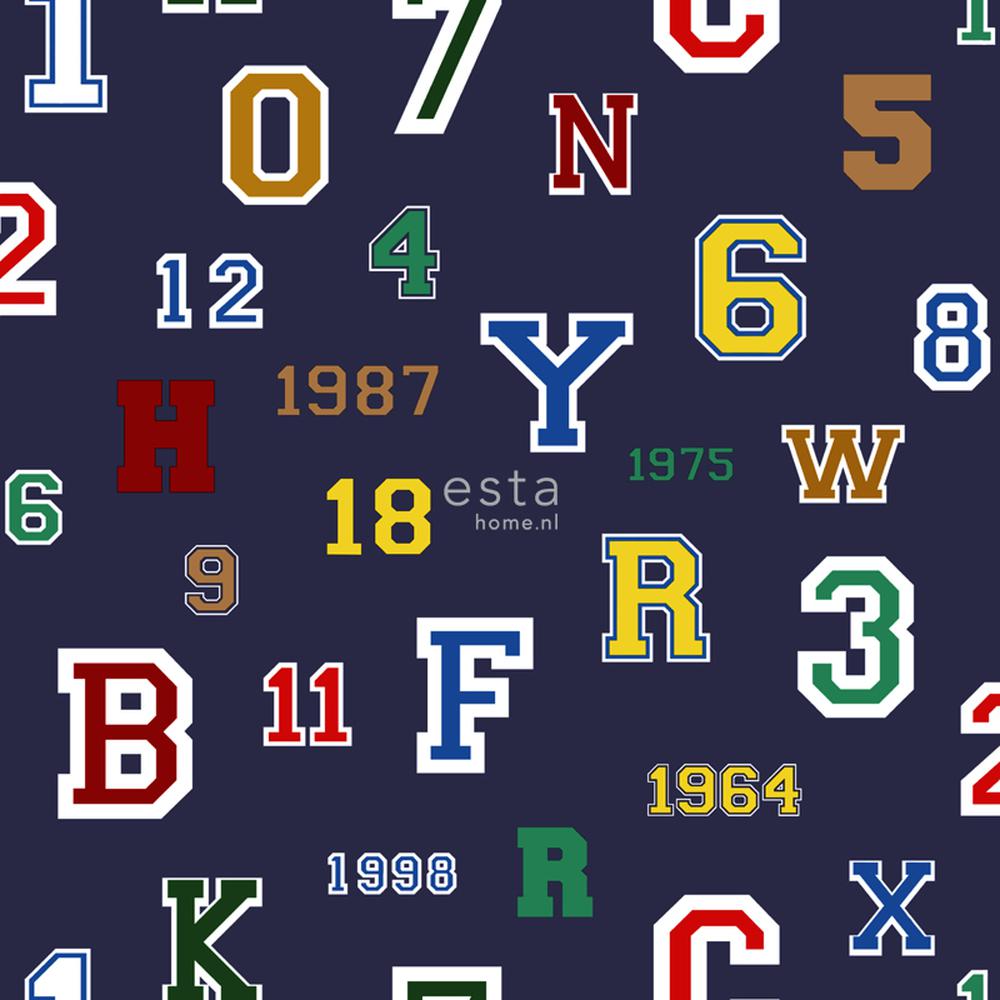 Numbers & letters | Wallpaper NZ | Esta Home | Artisan