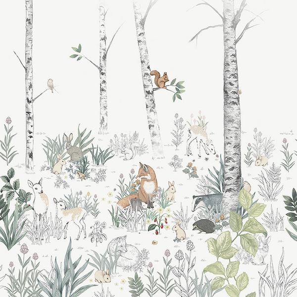 Forest Friends Mural | Wallpaper NZ | Borås Tapeter | Artisan